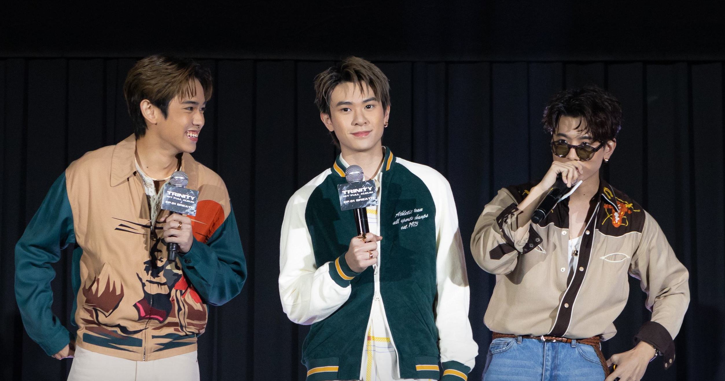 3 หนุ่ม TRINITY เสิร์ฟความสุขให้ TWILIGHT ในงาน TRINITY 1st FULL ALBUM ...
